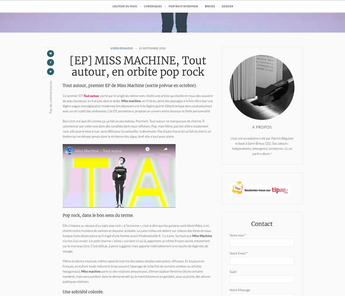 Presse – Miss Machine