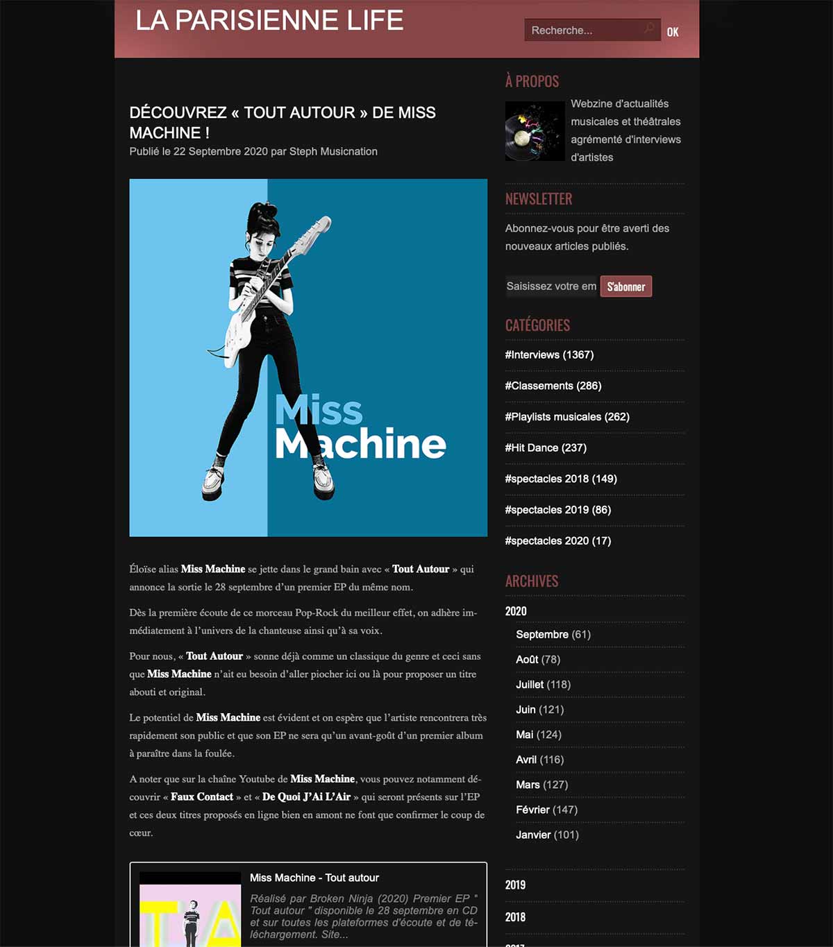 Presse – Miss Machine