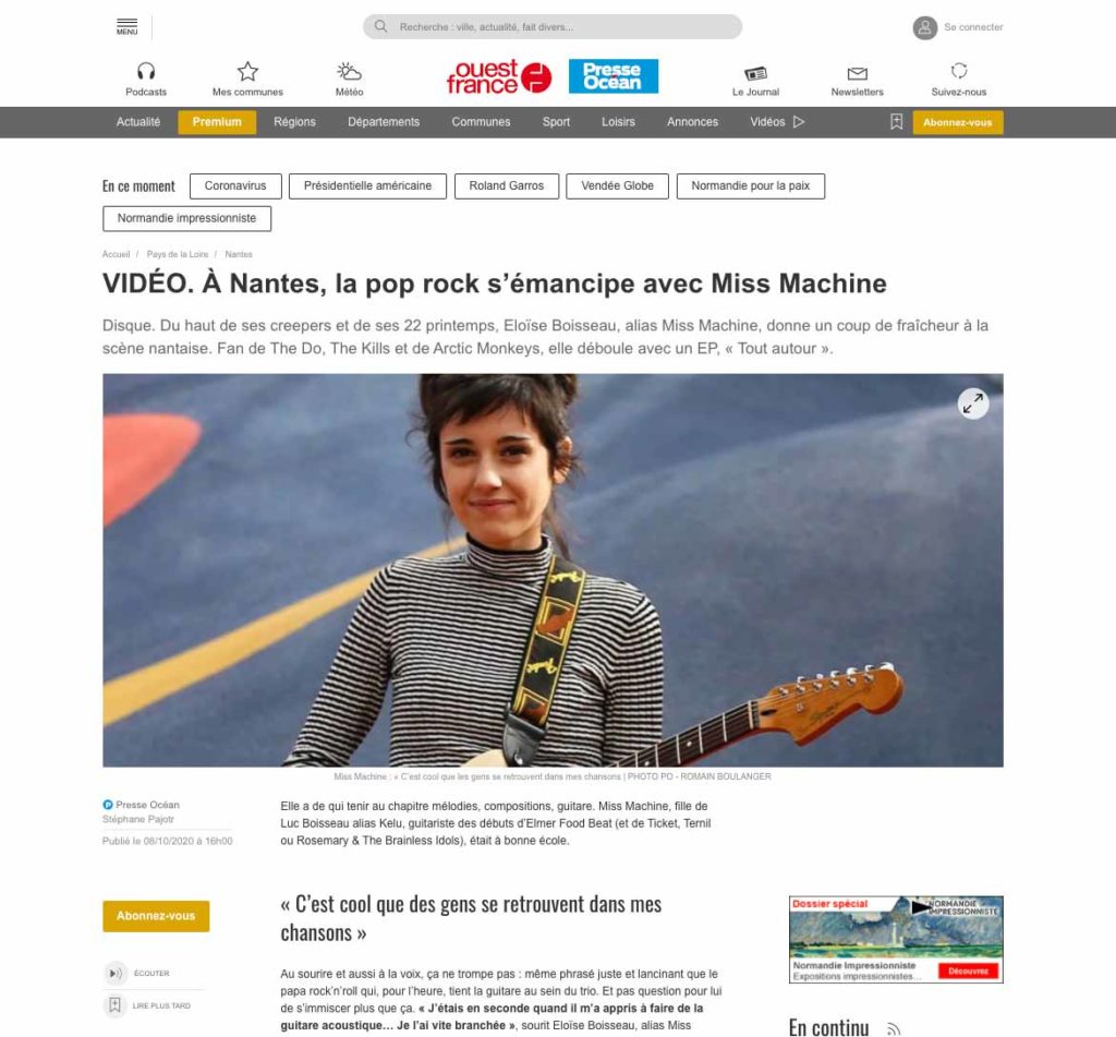 Presse – Miss Machine