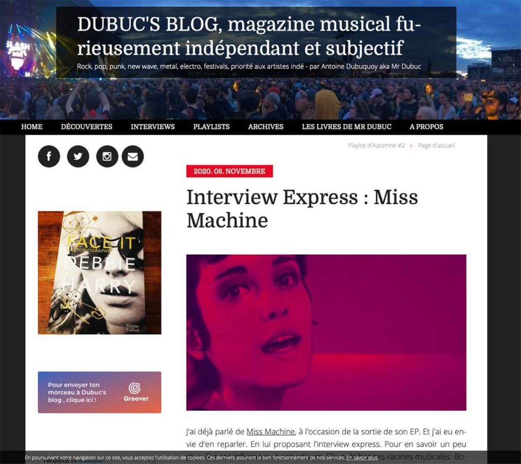 Presse – Miss Machine